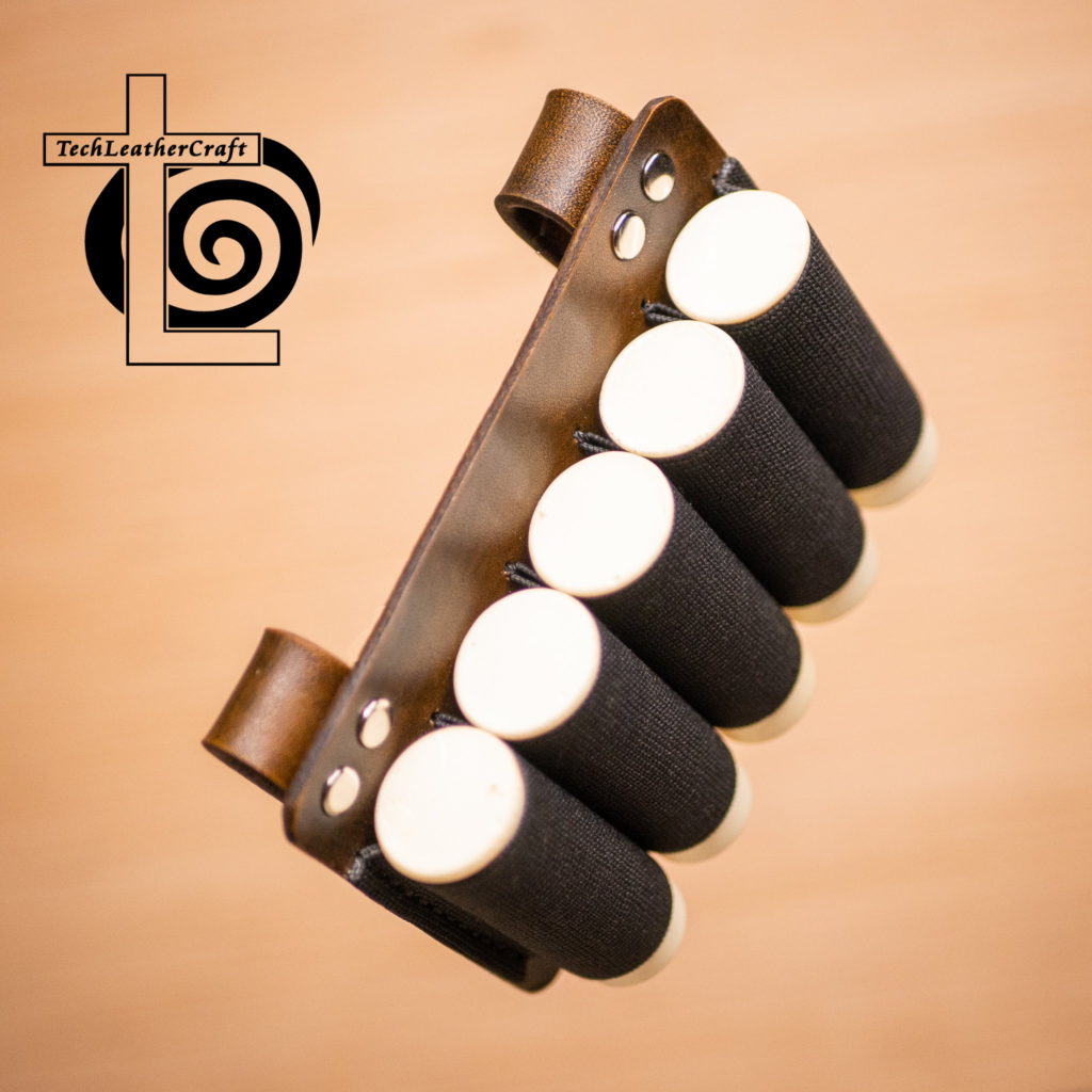 Leather Shotgun Shell Holder for Belt | TechLeatherCraft