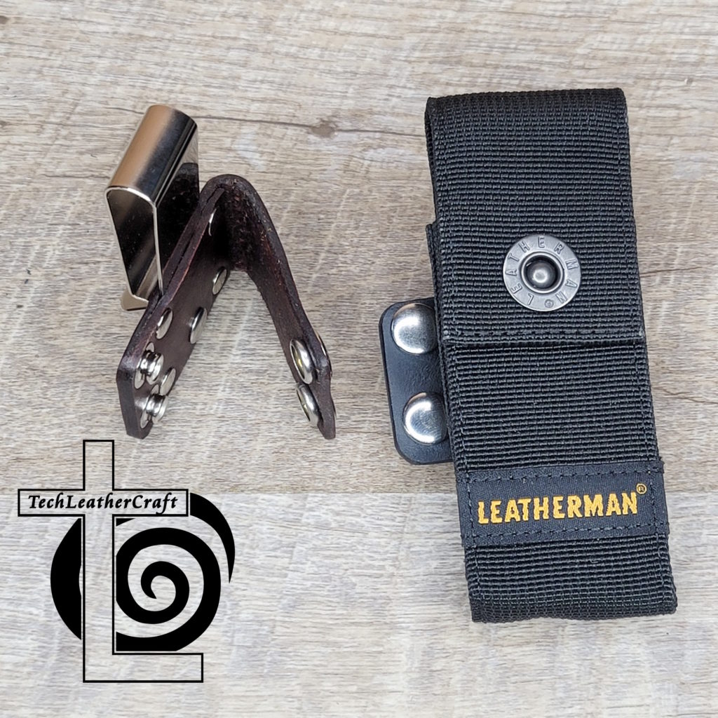 Leather Sheath Belt Clip Adapter for Leatherman Gerber SOG ...