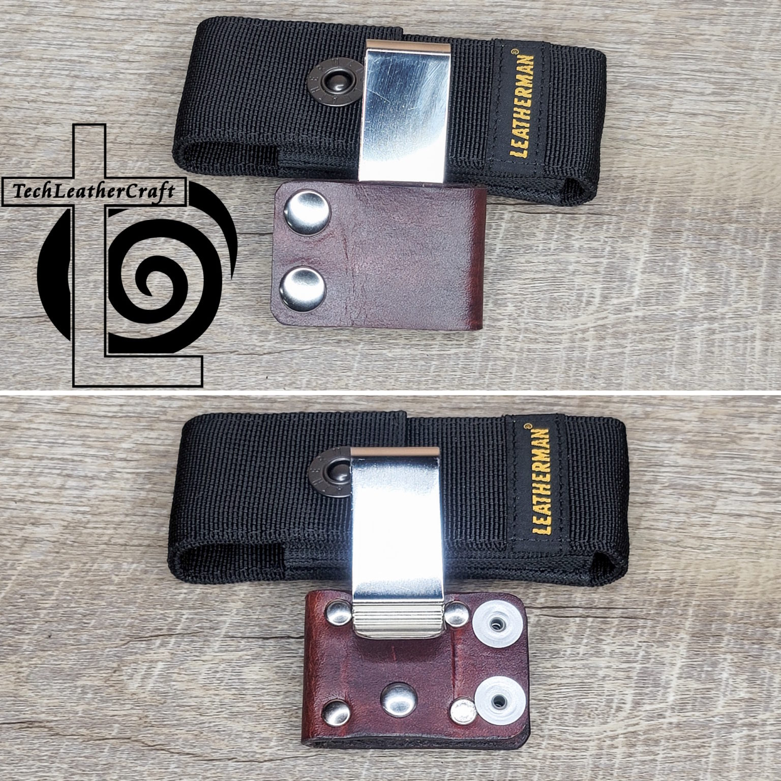 Leather Sheath Belt Clip Adapter for Leatherman Gerber SOG ...