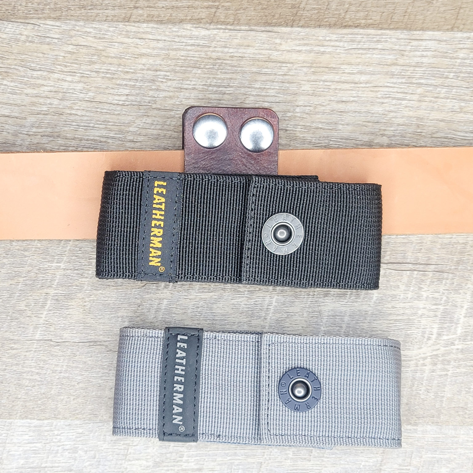 Horizontal Carry Leather Sheath Belt Adapter for Leatherman Multi-Tool ...