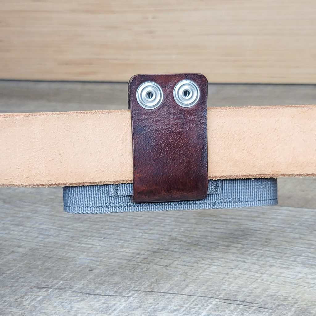 Horizontal Carry Leather Sheath Belt Adapter for Leatherman Multi-Tool ...